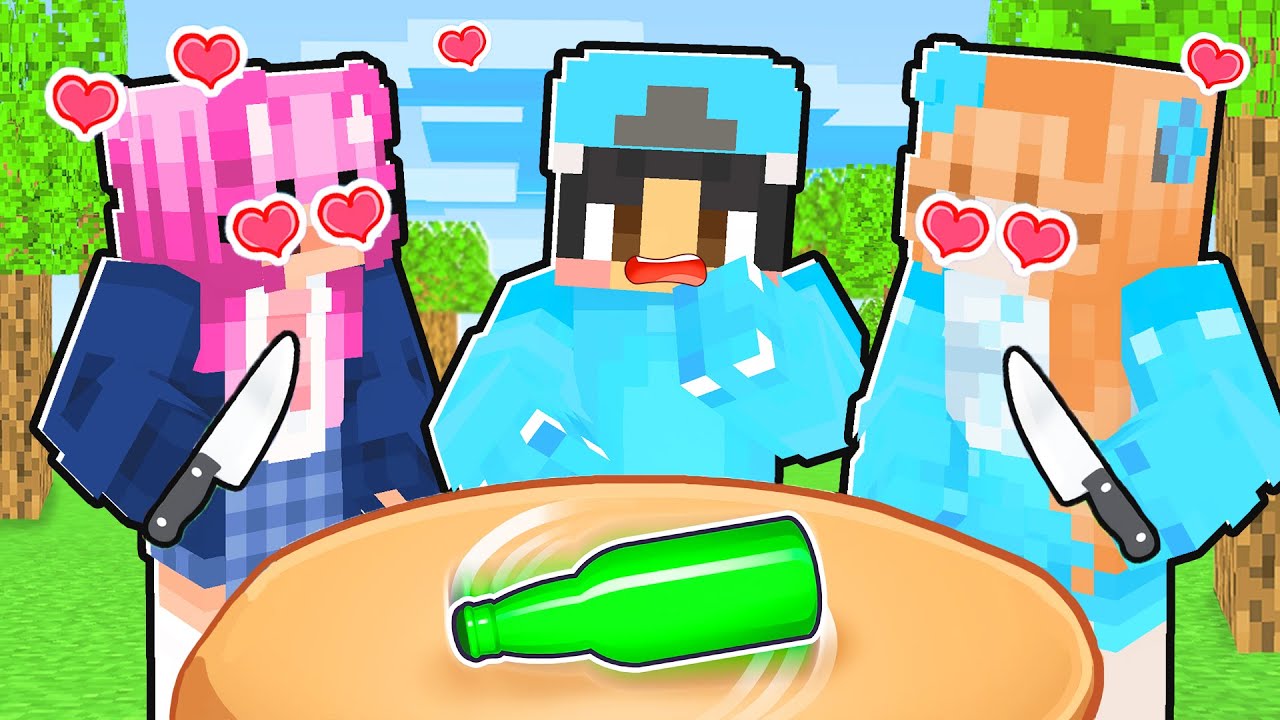 Omz PLAYED "Spin the Bottle" with CRAZY FAN GIRL in Minecraft! - Parody ...