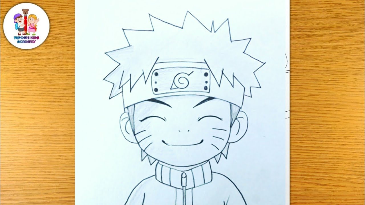 Baby naruto drawing easy pencil drawing step by step | easy anime ...