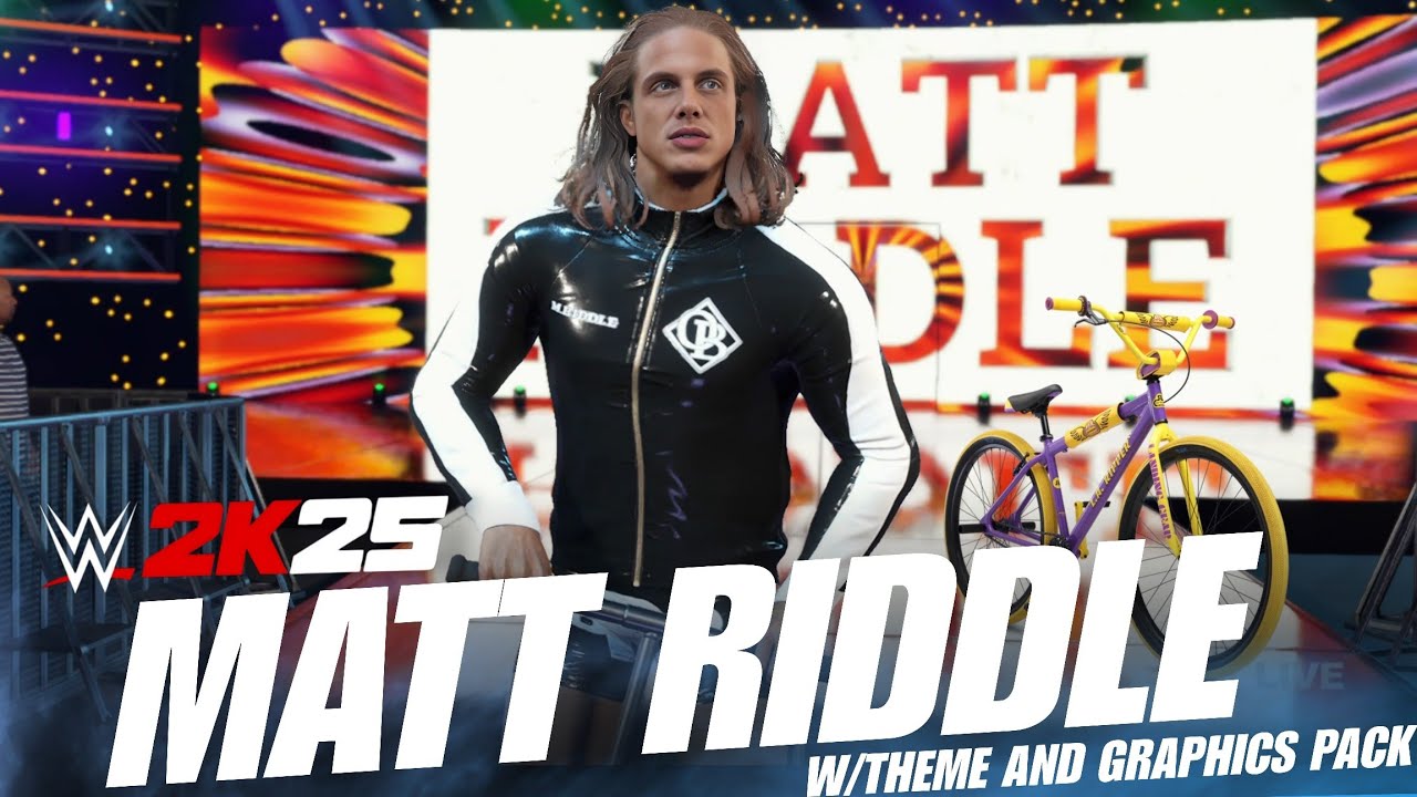 WWE 2K25 Matt Riddle w/ Entrance Theme & Graphics Pack | Complete WWE ...