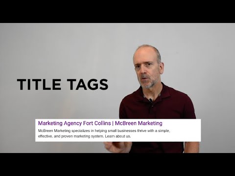 How to Write Title Tags for Your Local Business (2020) - YouTube