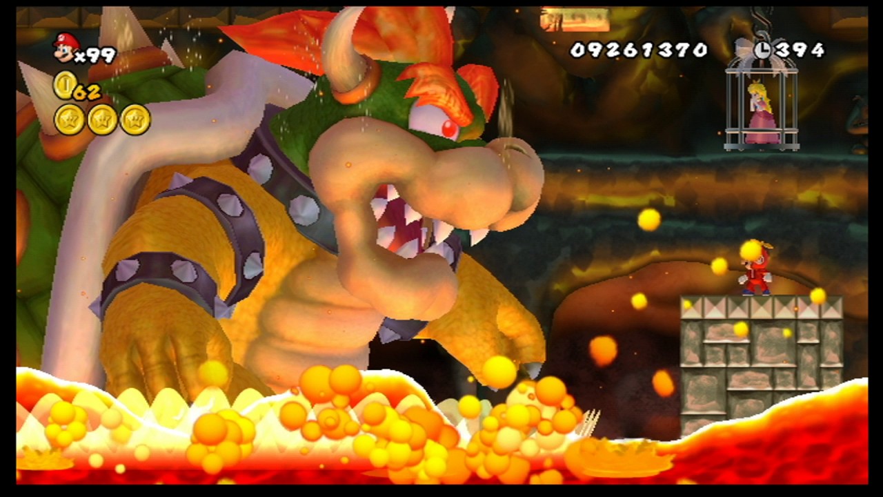New Super Mario Bros. Wii Final Level + Credits - YouTube