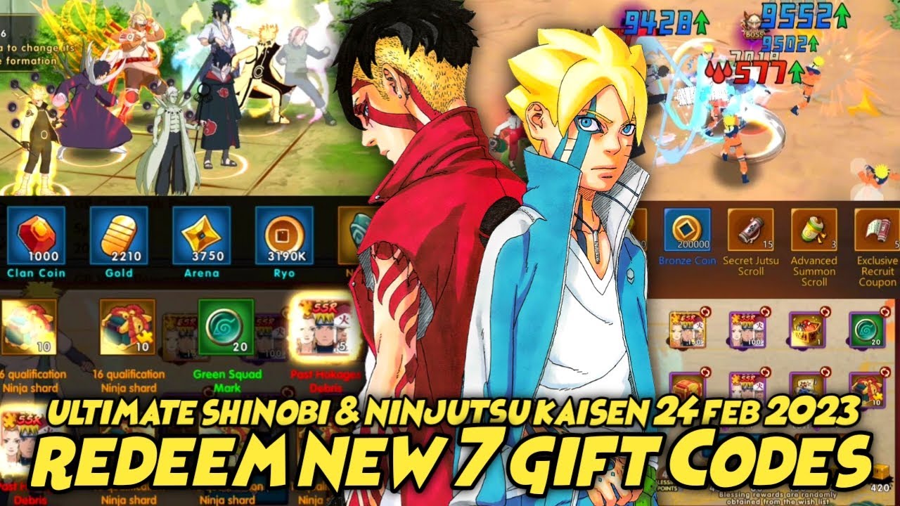 New 7 Codes & New Event Ultimate Shinobi & Ninjutsu Kaisen Blazing Storm - YouTube