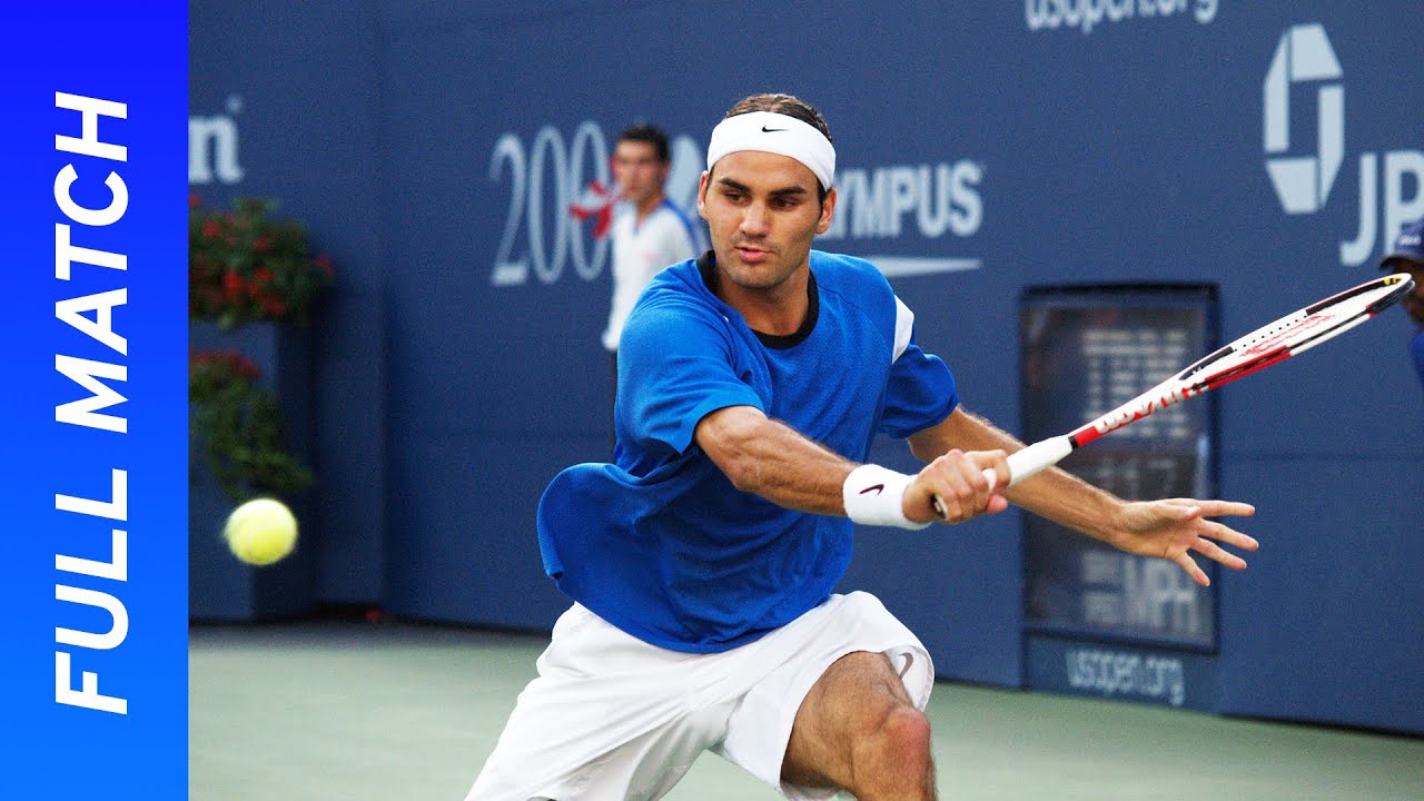 Roger Federer vs Andre Agassi in a five-set thriller! | US Open 2004 ...