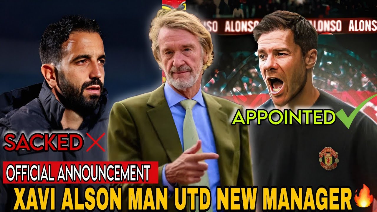 SHOCKING😱AMORIM SACKED‼️XAVI ALSON APPOINTED AS A NEW MANAGER OF MAN ...