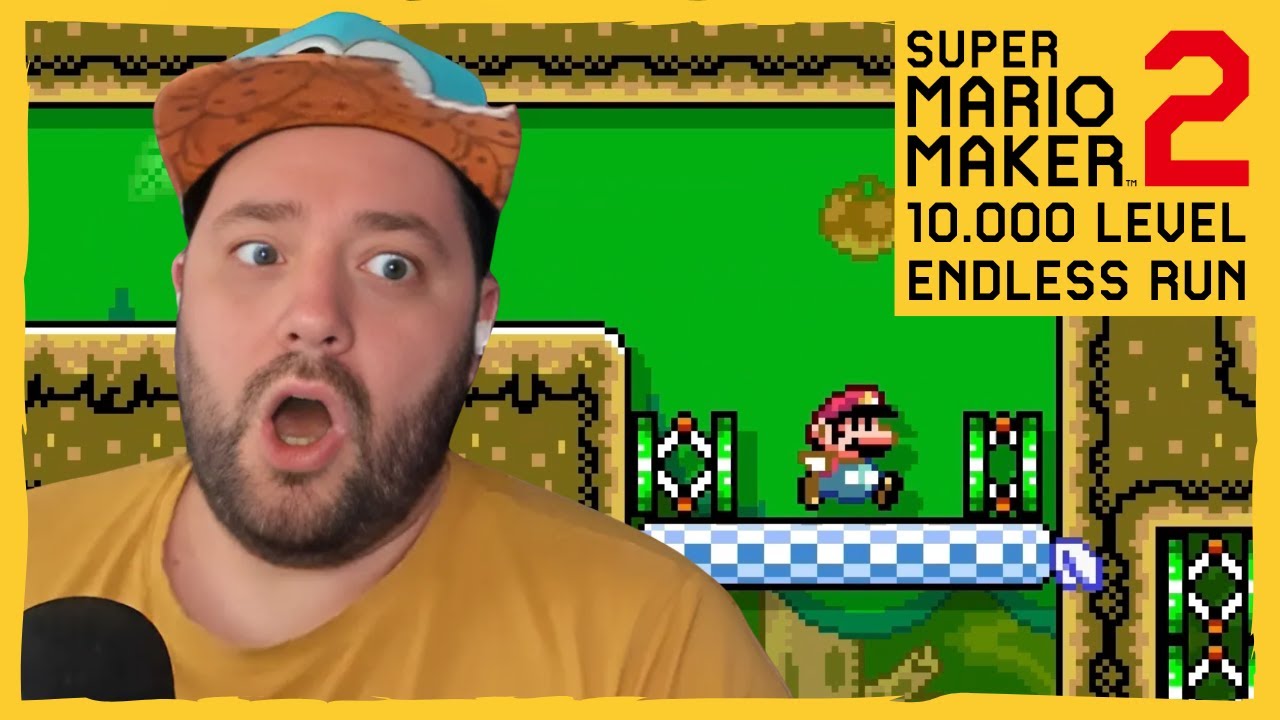 1457+ | 10K Endless RUN | 10000 Level Mario Maker 2 Challenge - YouTube