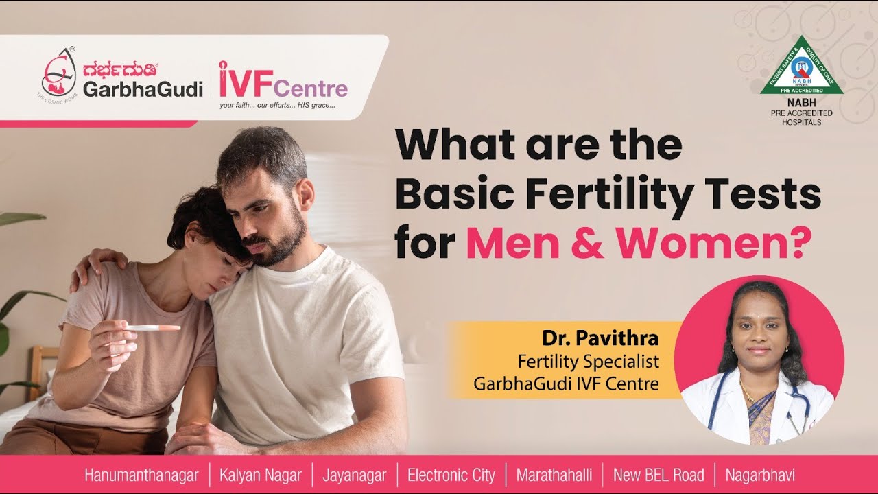 What are the Basic Fertility Tests for Men & Women? | Dr. Pavithra ...
