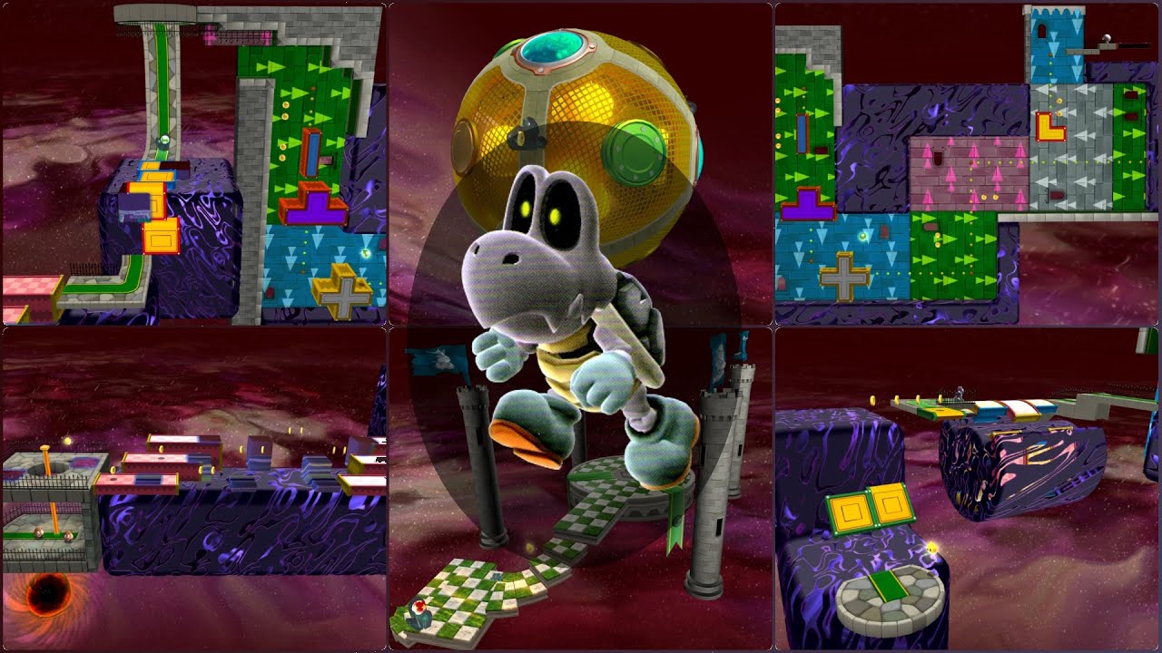 Super Mario Galaxy - Bowser's Dark Matter Plant [Cinematic Showcase ...