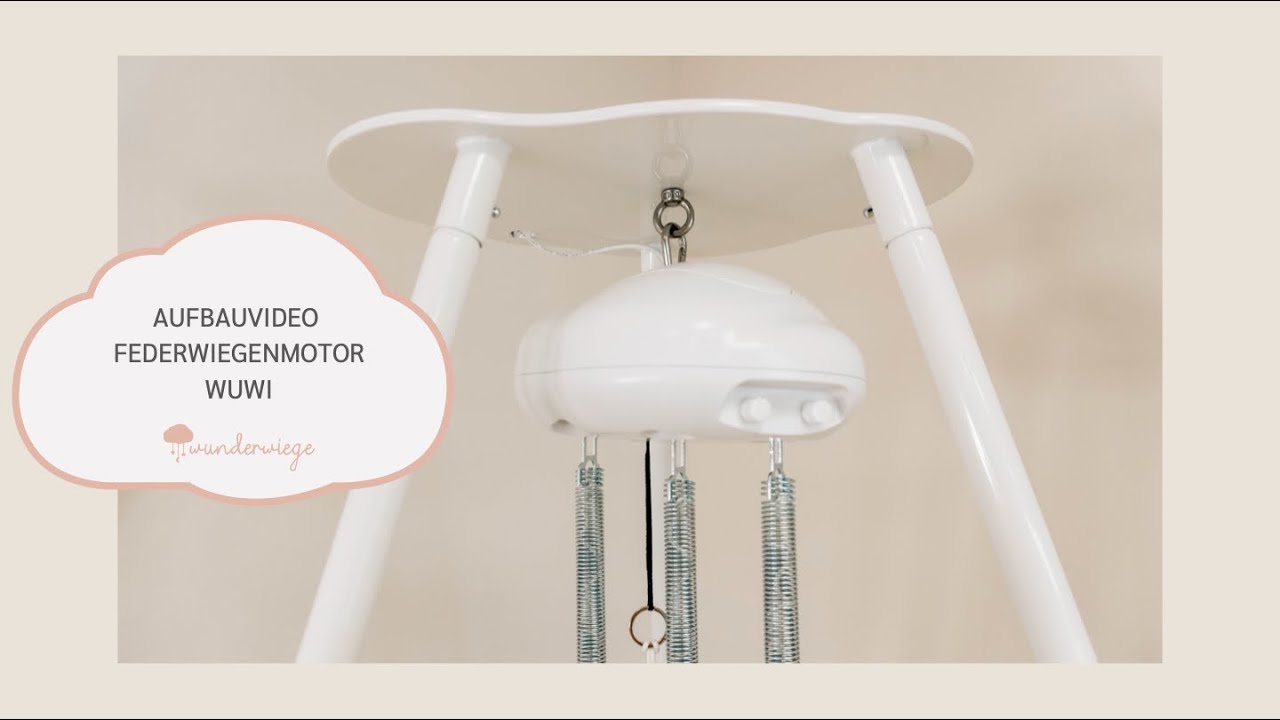 So baust du WUWI unseren Federwiegenmotor richtig auf - YouTube