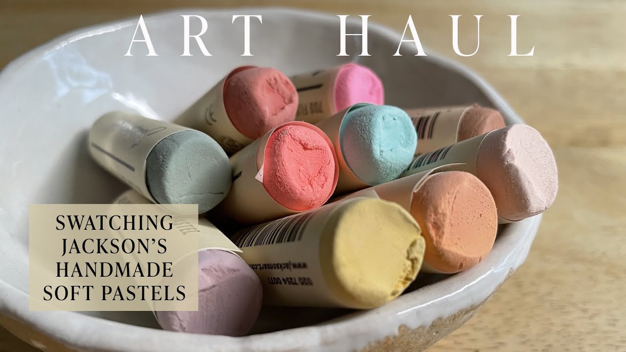 Art Haul Unboxing - Jackson's Handmade Soft Pastel Swatching - YouTube