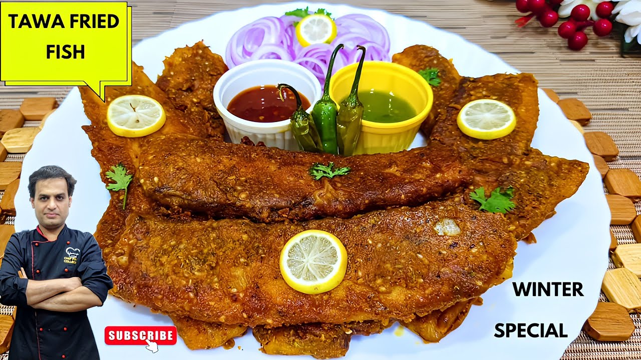 Tawa Fried Fish | Spicy Juicy & Healthy Fry Fish Masala Recipe | Winter ...