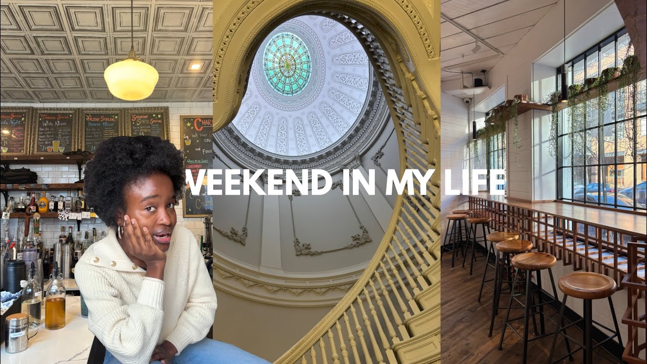baltimore vlog | slow days in december, restarting my natural hair ...