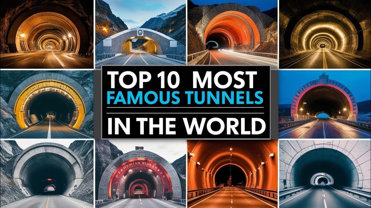 Top 10 Most Famous Tunnels in the World - YouTube
