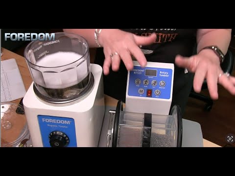 Foredom Magnetic Pin Finisher vs Rotary Tumbler - YouTube