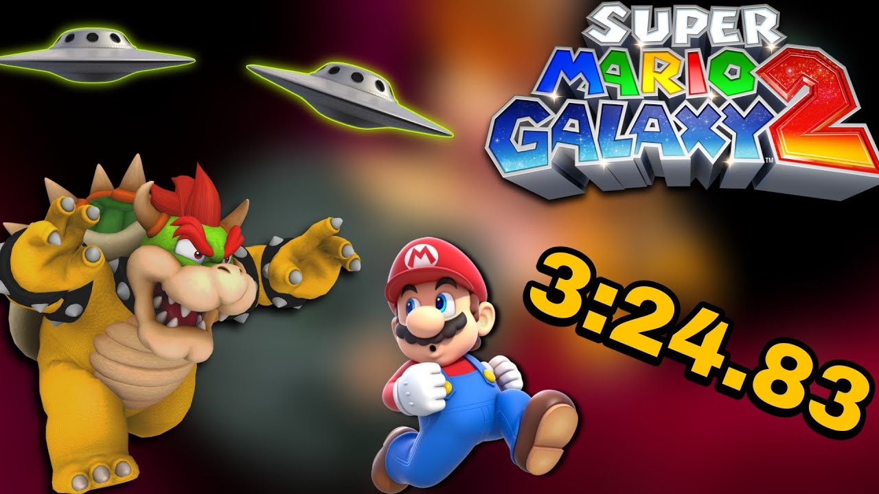 Super Mario Galaxy 2 Cosmos Collapse Bowsers Ufo Underworld 3 24 83