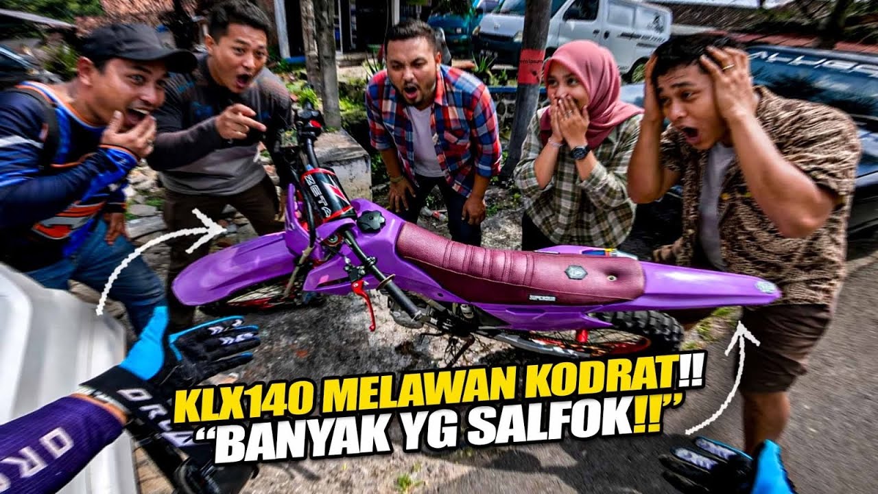 Motor KLX140 Fianmuh Paling Unik Sendiri !! Bikin Orang Salfok (Alas ...
