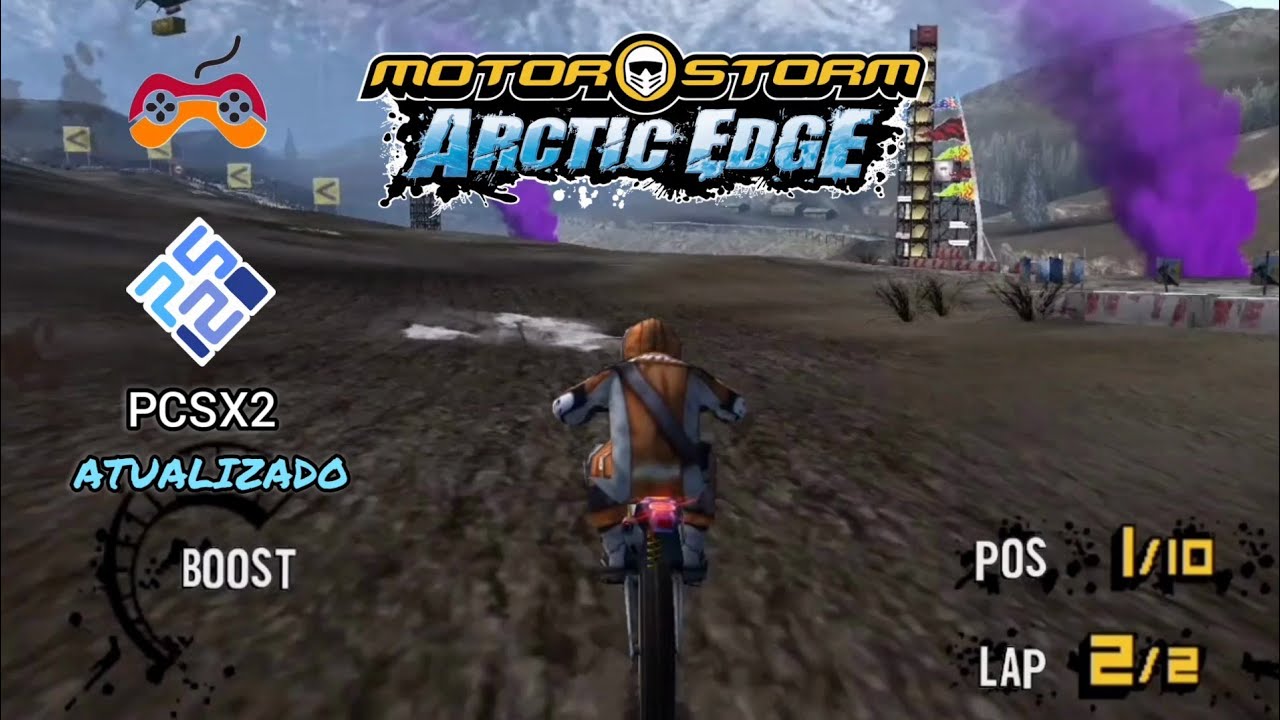 Motorstorm Arctic Edge PS2 _ PC. ( Emulator PCSX2 ) Teste em Notbook ...