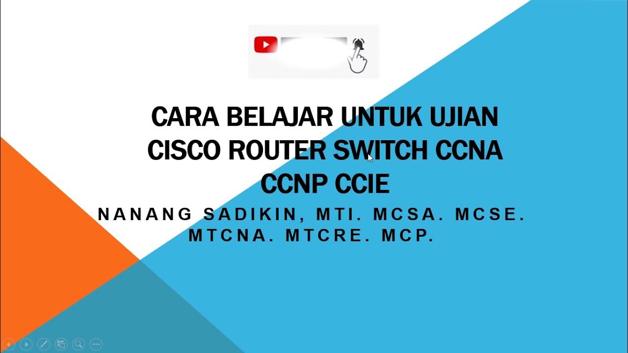 Cara Belajar Cisco CCNA CCNP CCIE Router Switch Exam Certification - YouTube