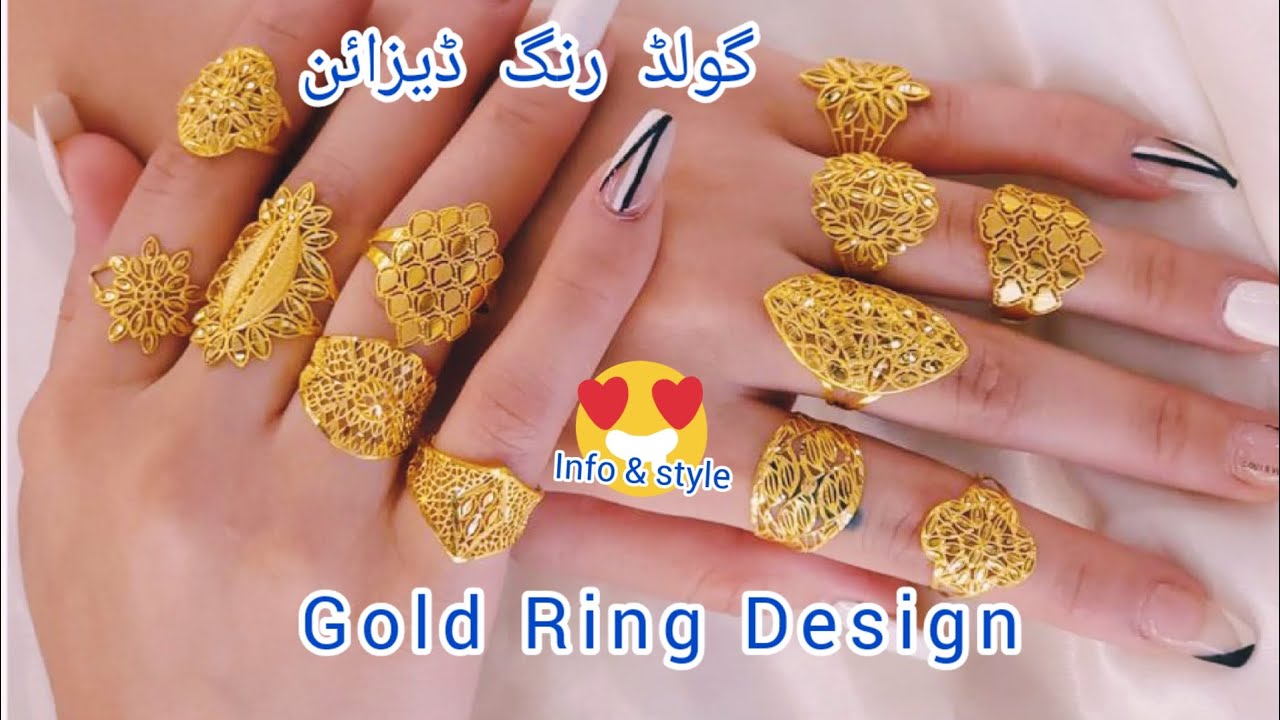 Latest #goldring Design Collection 2022/Bridal Gold ring Designs ...
