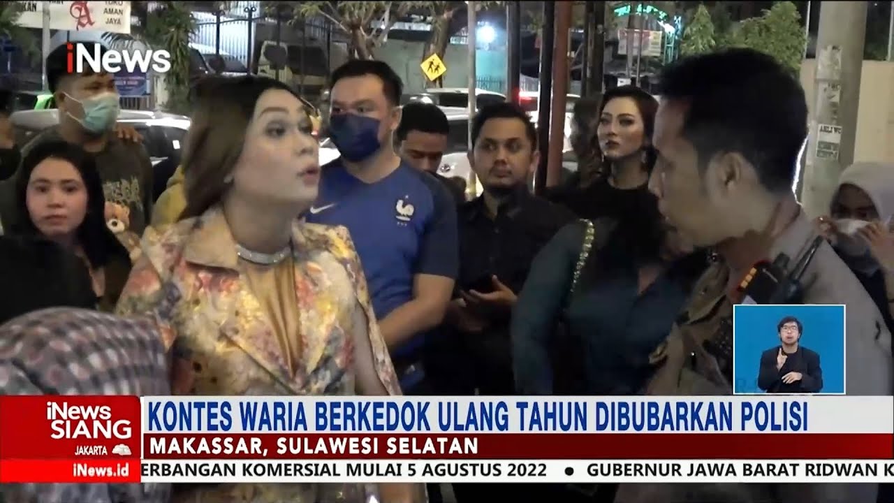 Kontes Waria Berkedok Ulang Tahun di Makassar Dibubarkan Polisi # ...