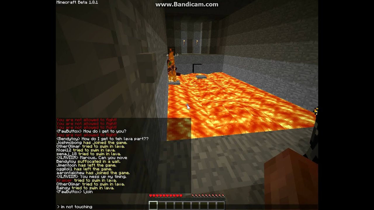 Minecraft Multiplayer: People dying... - YouTube