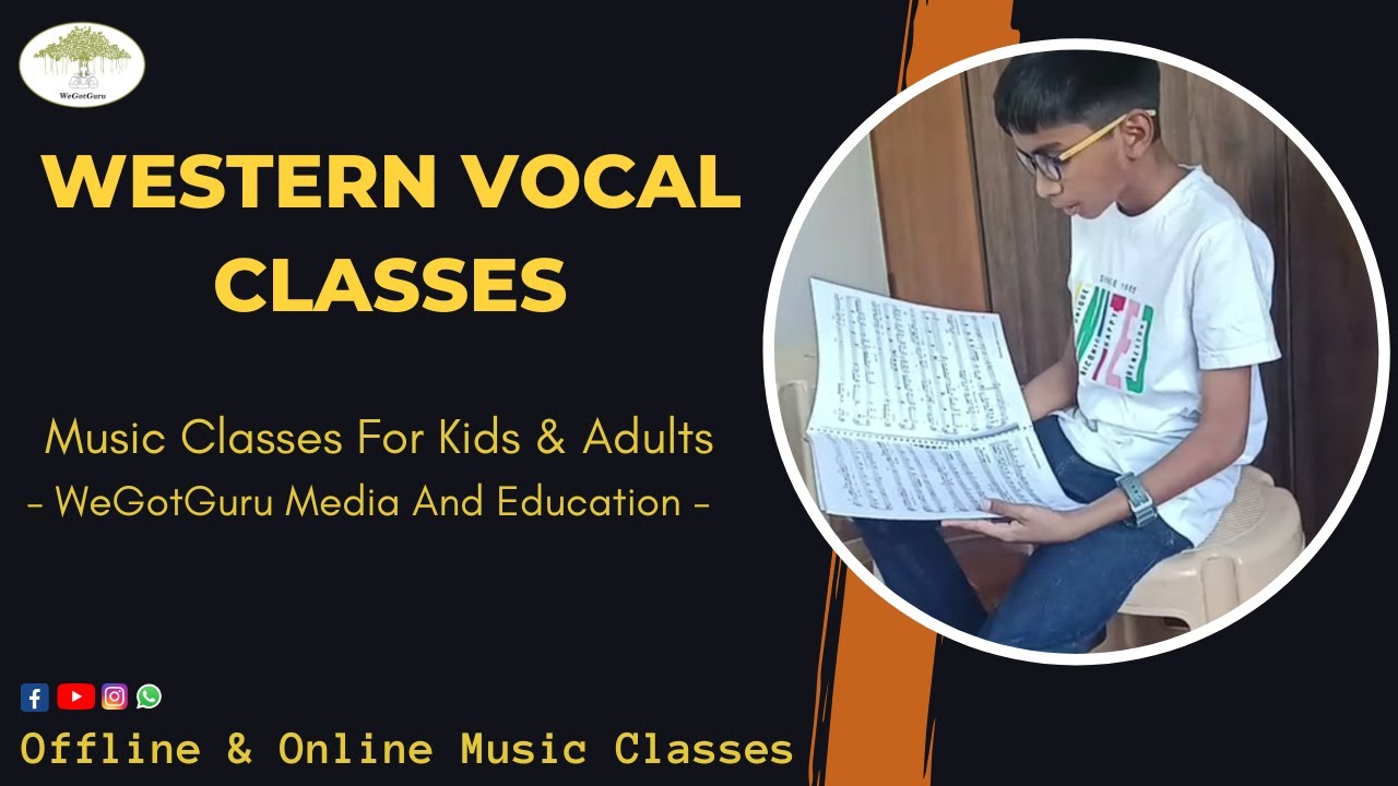 Western Vocal Classes At WeGotGuru | Offline & Online Music Classes ...