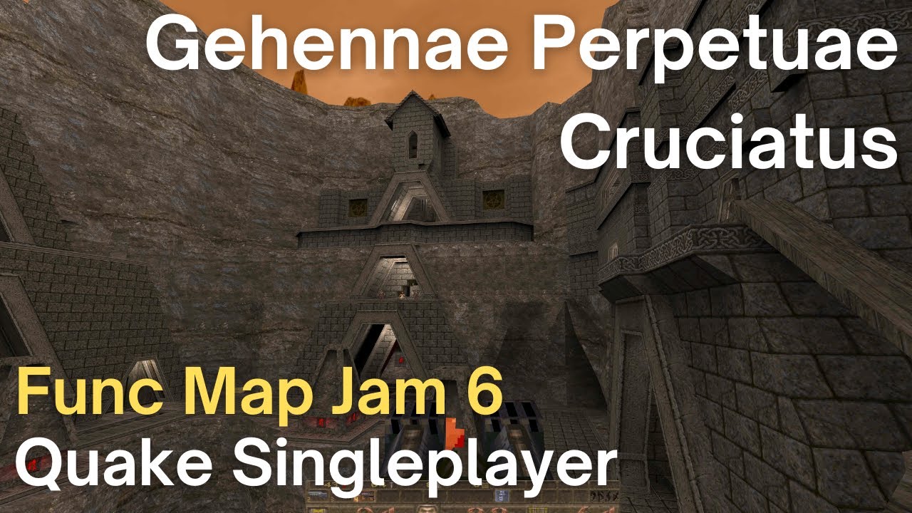 Quake Singleplayer - Func Map Jam 6: Gehennae Perpetuae Cruciatus (jam6_ionous) - YouTube