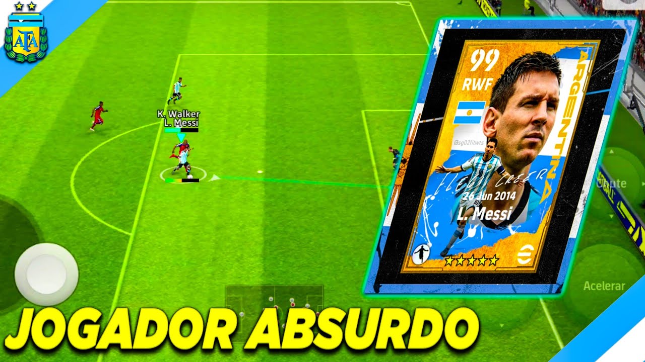 MESSI 102 😱 GAMEPLAY COM MESSI 100 EPICO BIG TIME efootball 2023 mobile ...