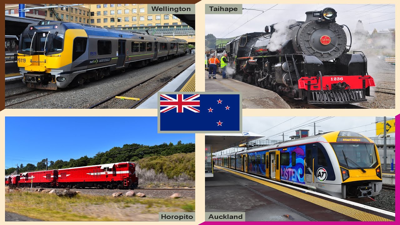 Trains on the North Island Main Trunk (NZ) - YouTube