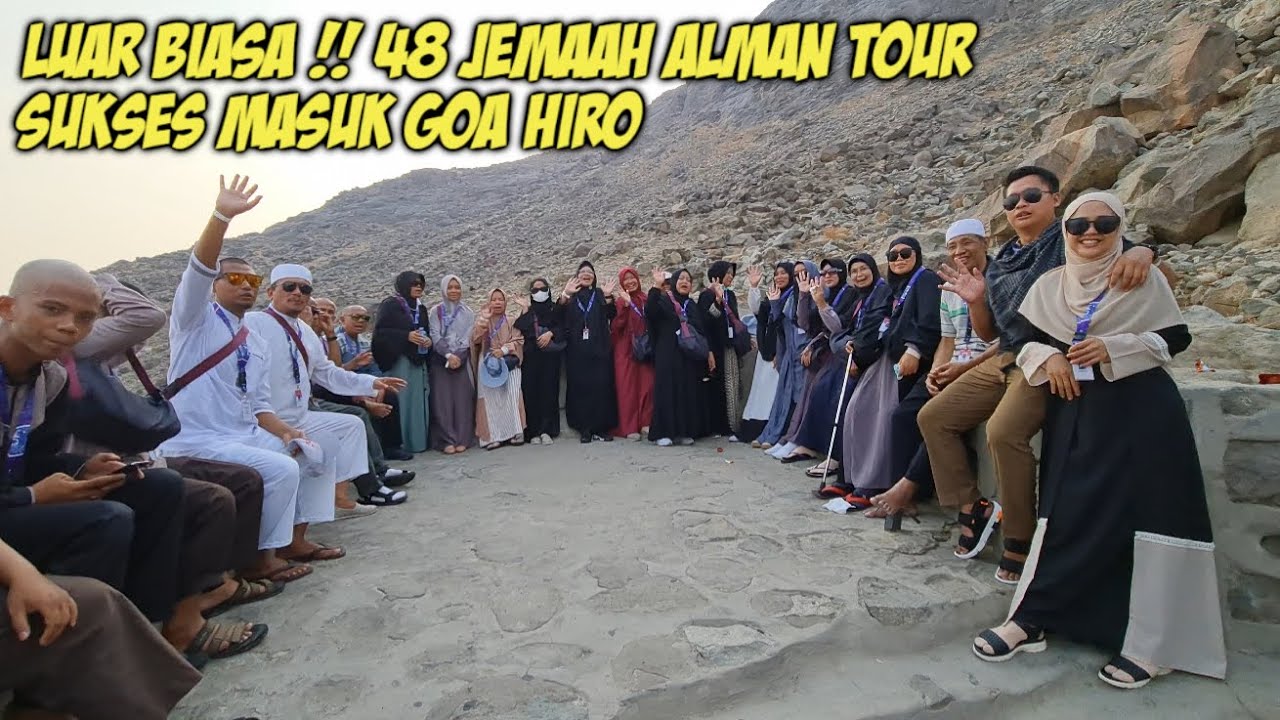 LUAR BIASA !! BAWA 48 JEMAAH ALMAN TOUR KE GOA HIRO - YouTube