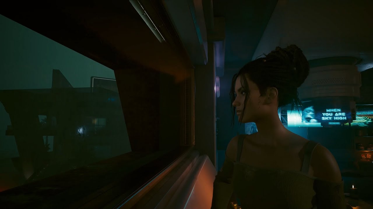 Cyberpunk 2077 - Panam Hangout Romance Scene - YouTube