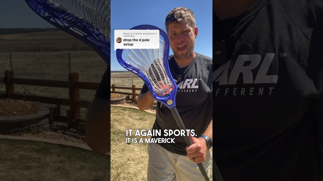 My NEW D-Pole Setup! Best Thrift Find! #lacrosse #lacrossestick # ...