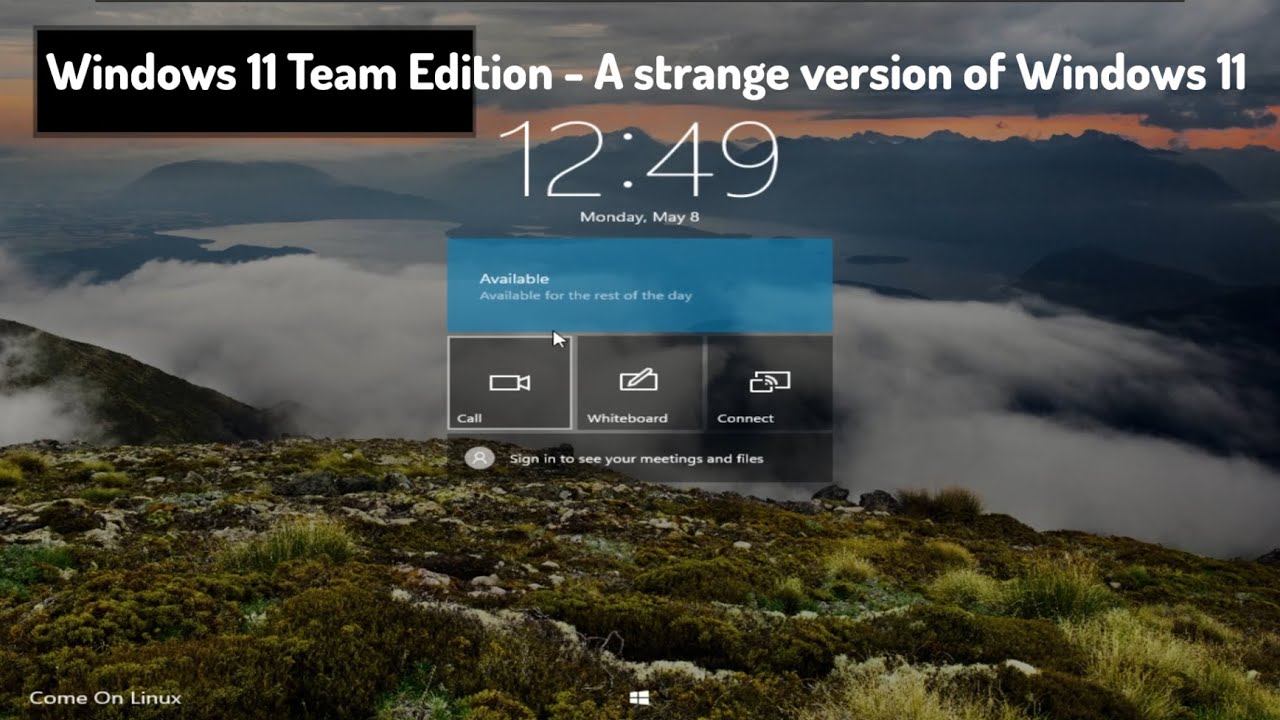 Windows 11 Team Edition - A strange version of Windows 11 - YouTube