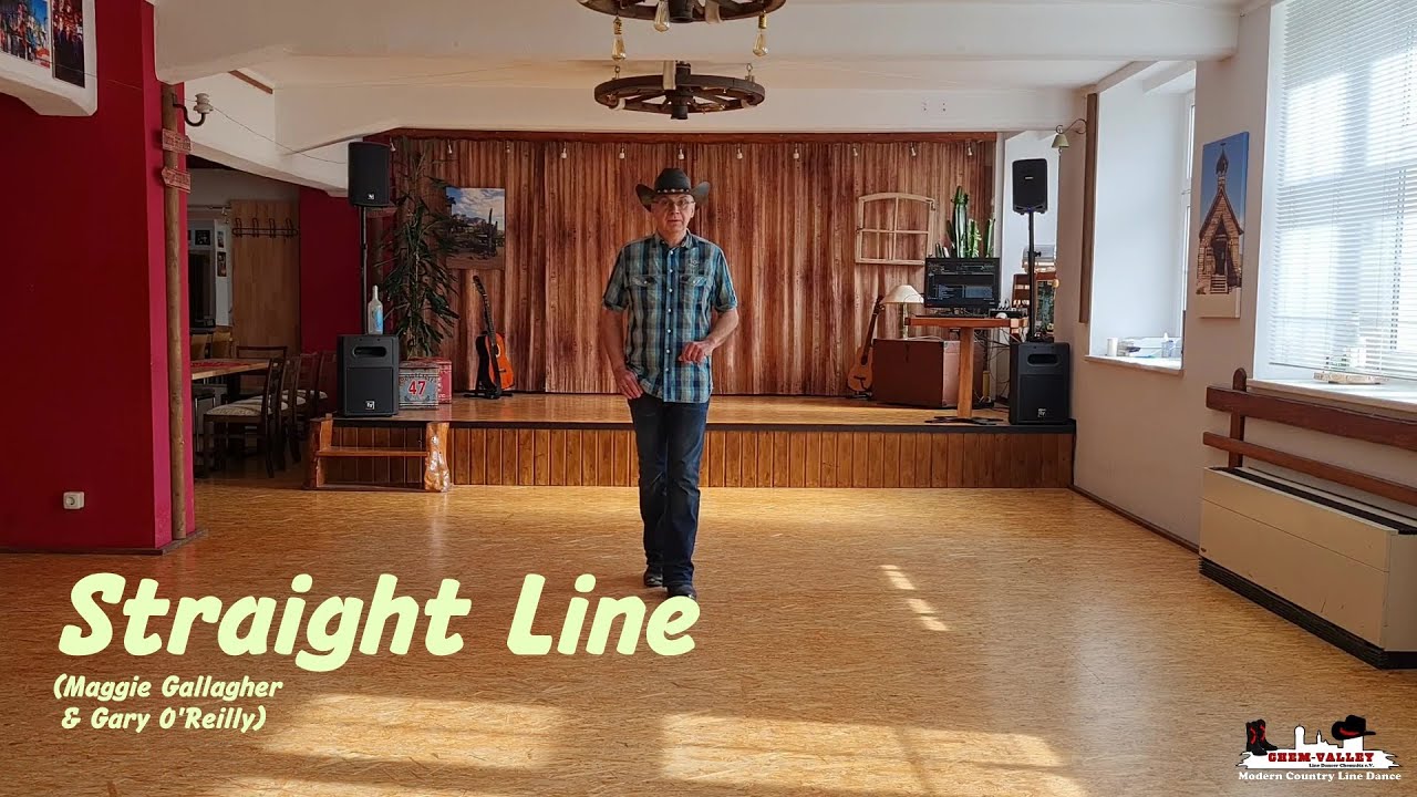 Line Dance STRAIGHT LINE (Maggie Gallagher & Gary O'Reilly) Teach ...