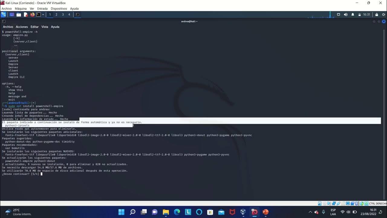 Herramienta Powershell-Empire - YouTube