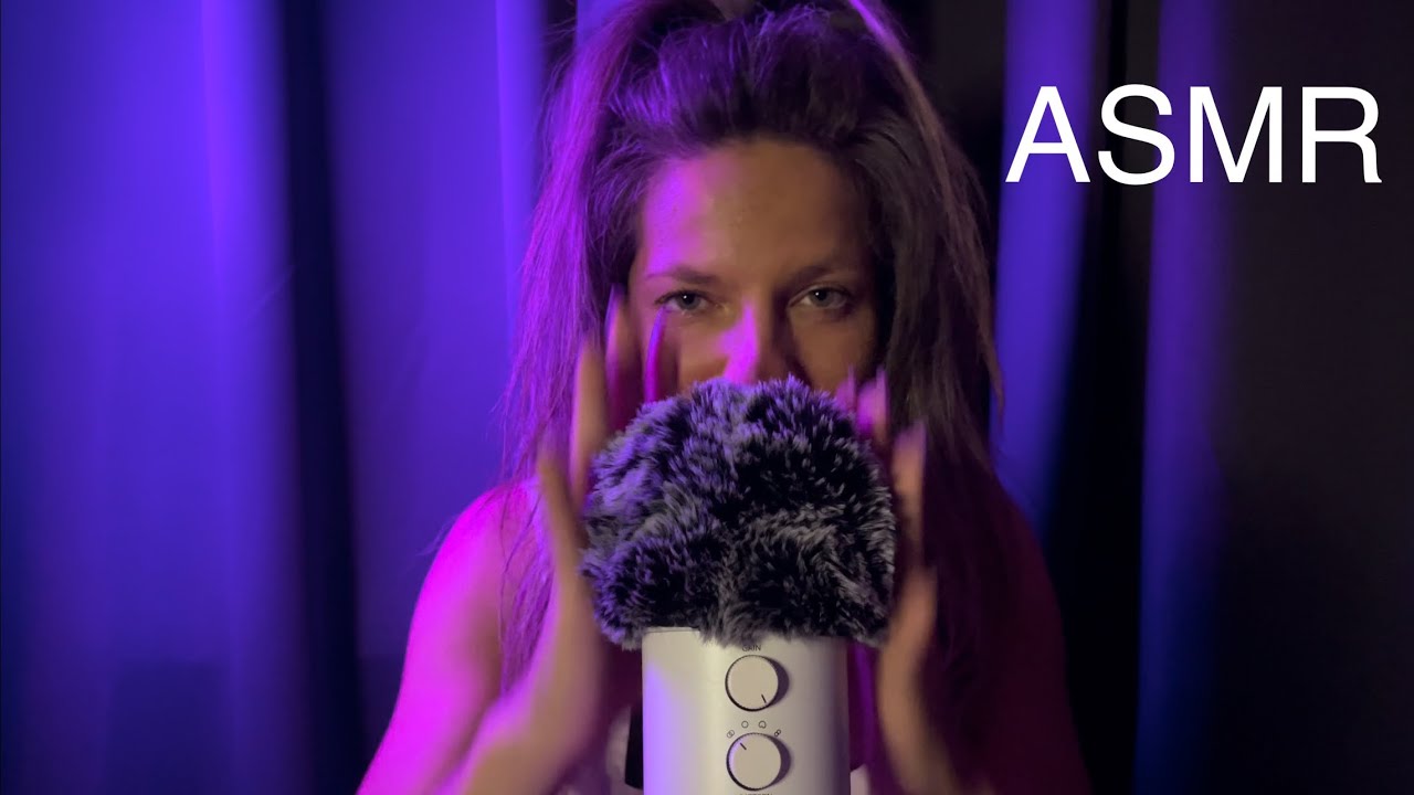 ASMR | Fluffy Mic Sounds + Whispers | Part 2 - YouTube