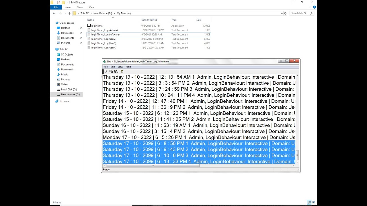 Year 2038 or y2k38 problem fixed software - loginTimer - YouTube