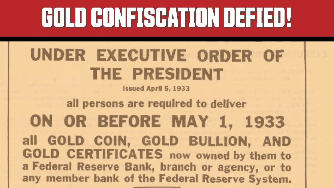 FDR's Gold Grab: The Confiscation Most Americans Ignored - YouTube