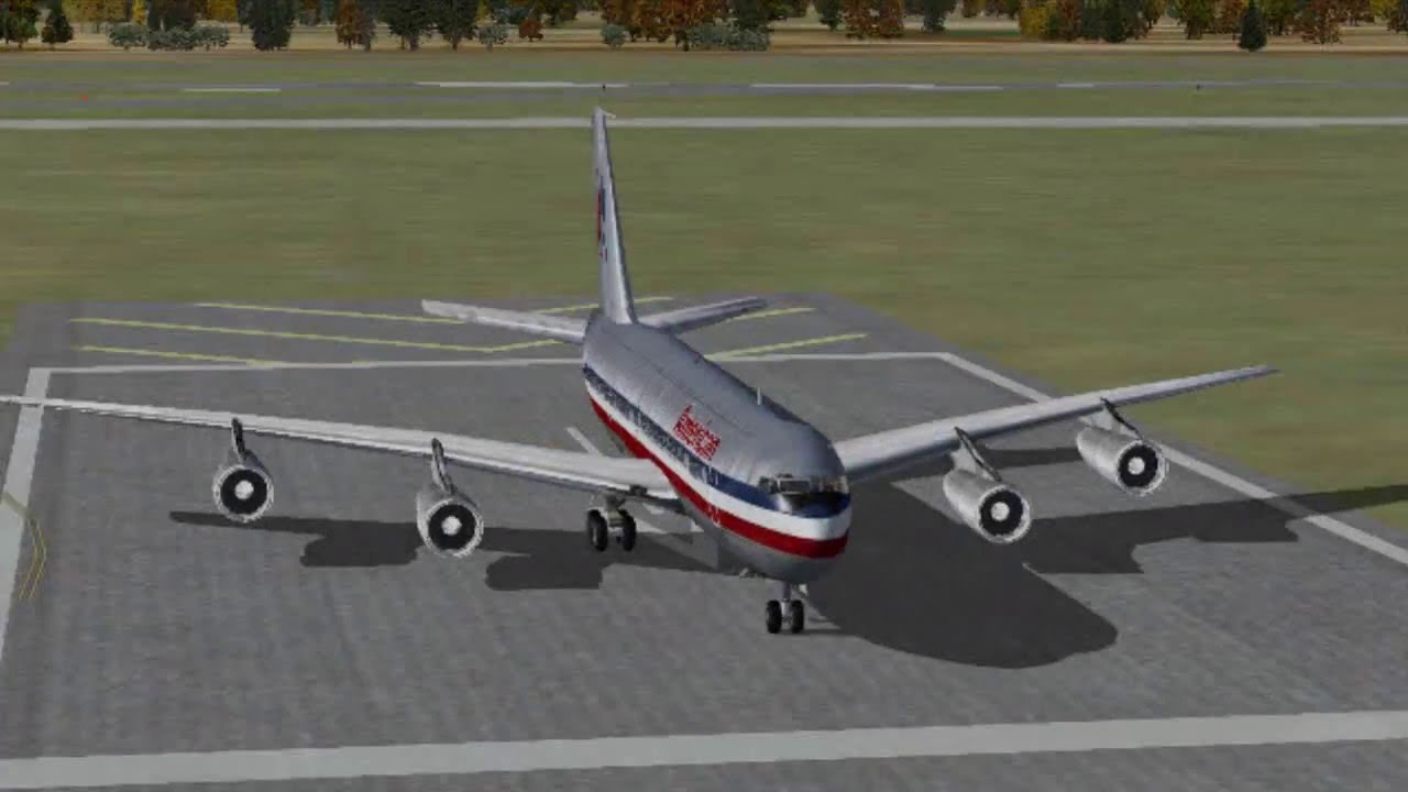 FSX Boeing 707 - YouTube