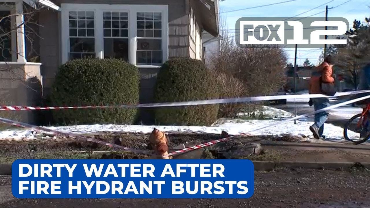 Neighbors report dirty water after fire hydrant bursts in Alberta Arts District - YouTube