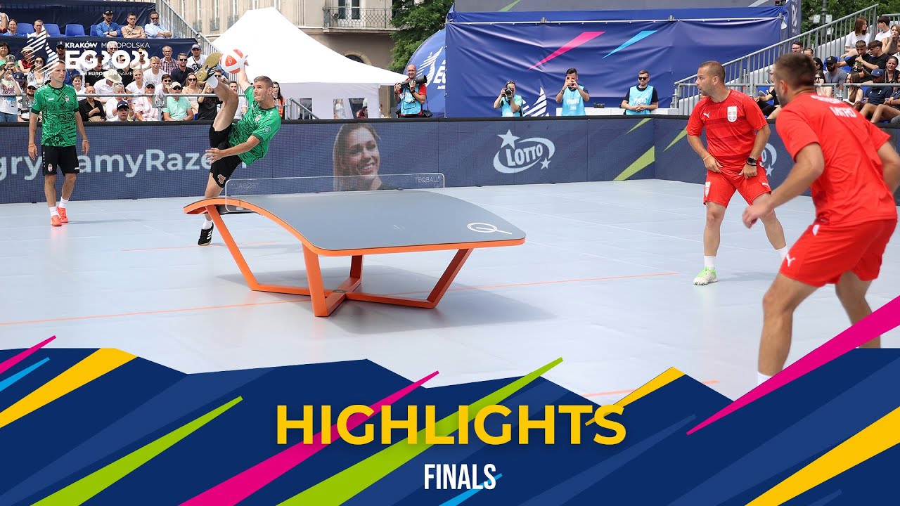 Teqball - European Games | Highlights Finals - YouTube