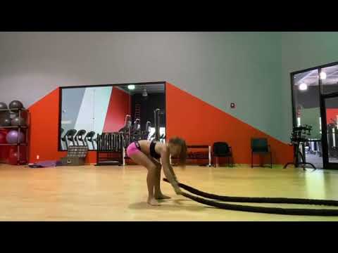 Lyza brooks gymnastics routine - YouTube