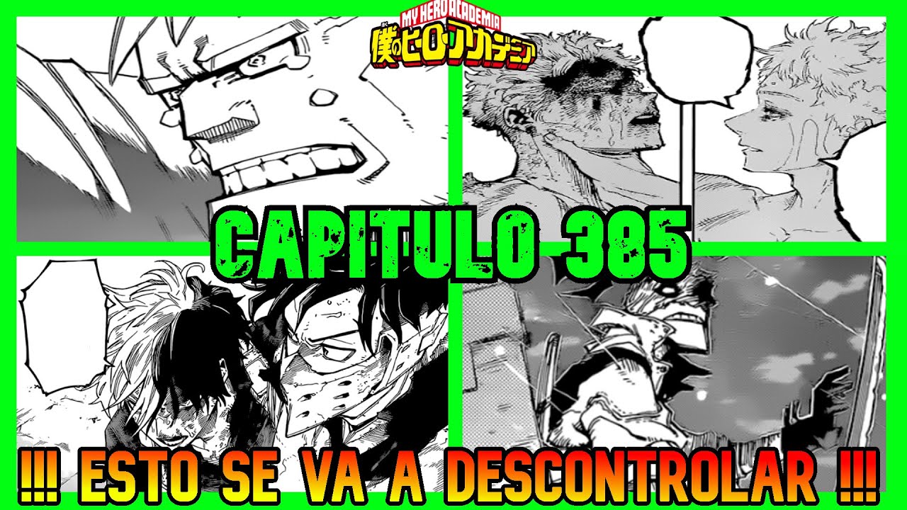 Resumen 385 de Bnha/Mha // Un afán juvenil - YouTube