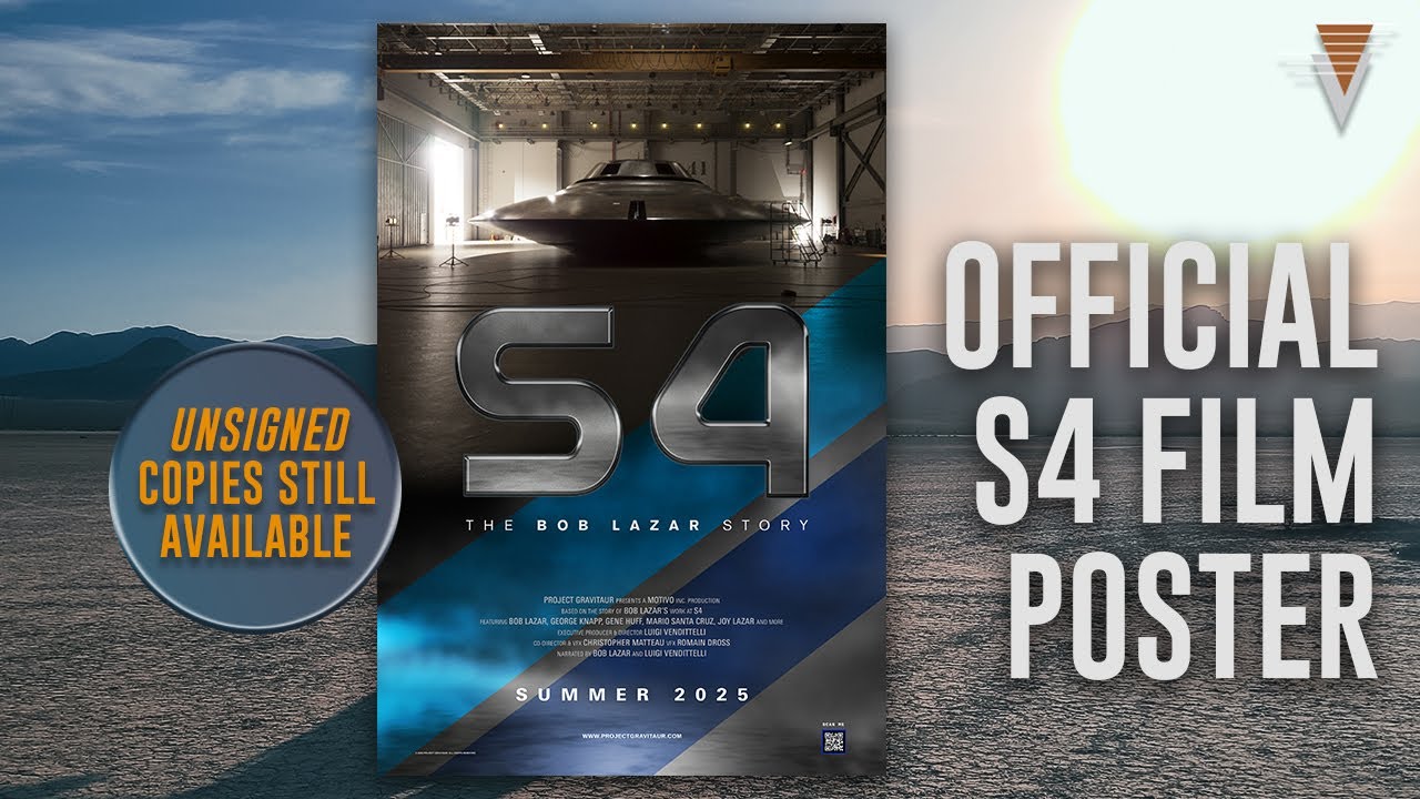 Movie Poster Out Now! Official "S4: The Bob Lazar Story" Poster - YouTube
