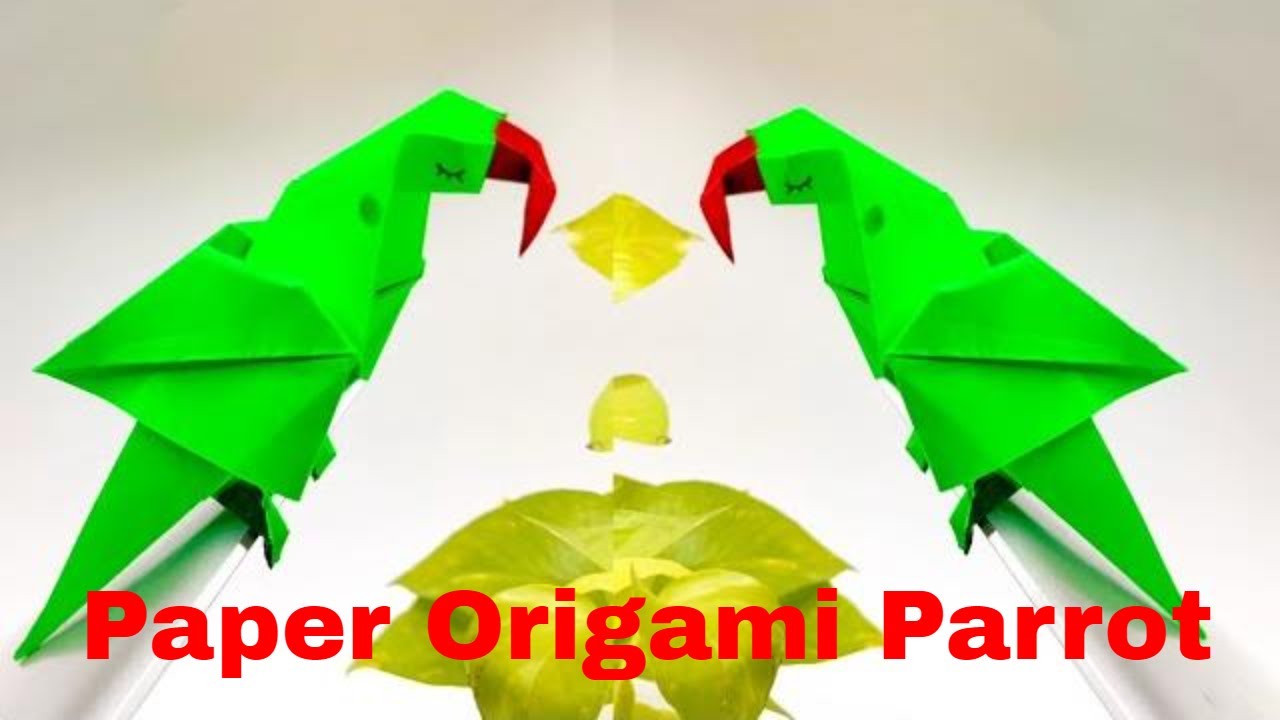 How to make paper origami parrot| Origami Parrot |How to make paper ...