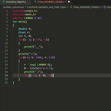 #shorts #rookieprogrammer Draw a Reliability Graph in C Programming ...