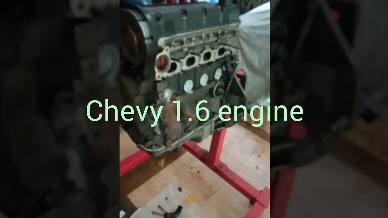 chevy optra 1.6engine assembly. - YouTube