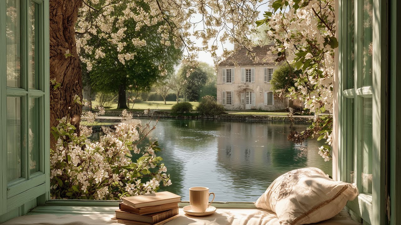 A Quiet Spring Day | Piano playlist for slow morning | Work Focus Study ...