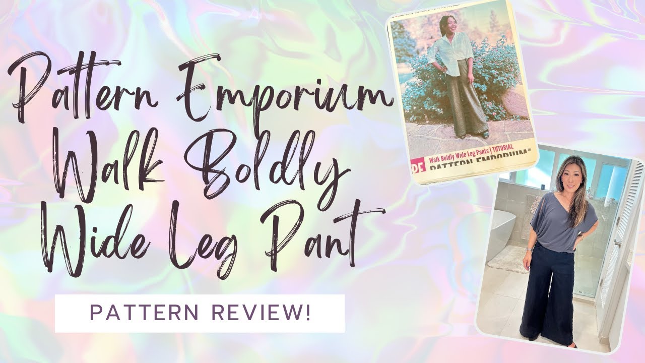 Pattern Emporium Wide Leg Pants Review!!! @PatternEmporium - YouTube