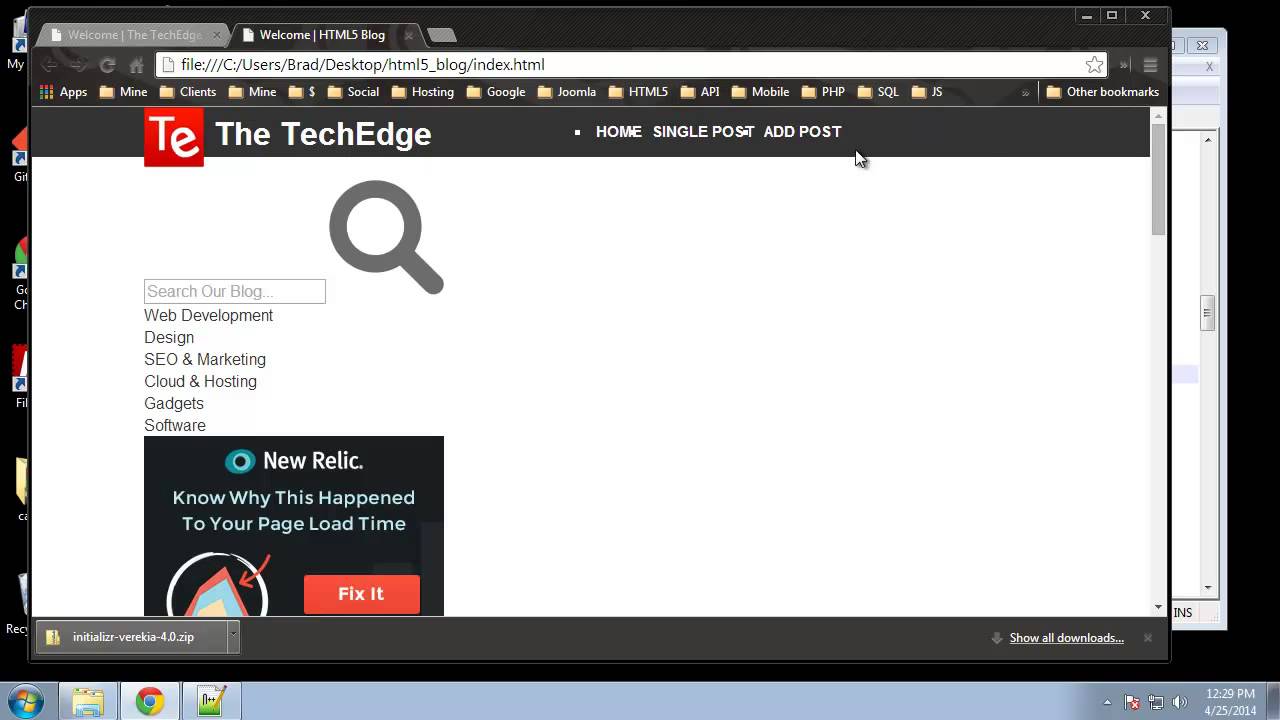 Projects In Html5 Chapter 7 Styling With Css3 Youtube 4026