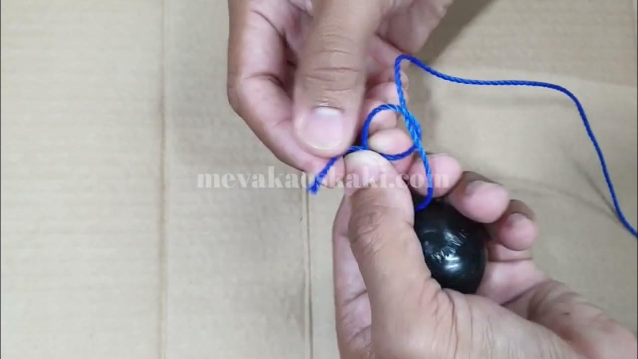Tutorial Mengikat Tali Lato-lato @mevakaoskaki6563 #latolato #mainan #viral - YouTube